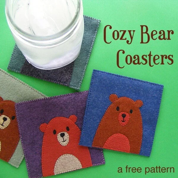 15 DIY Felt Coasters: Easy and Unique Ideas | Fun Cloth Crafts - Felt ...