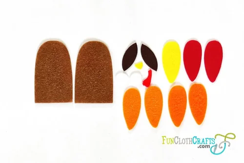 Thanksgiving Crafts: Turkey Finger Puppet (Free Pattern) | Fun Cloth ...