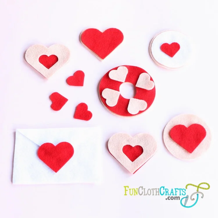 Valentine’s Day Felt Board Activity for Preschoolers | Fun Cloth Crafts ...