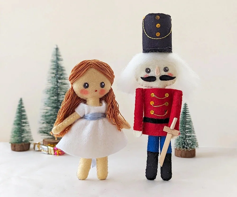 Felt Doll Patterns and Ideas | Fun Cloth Crafts - Felt Craft Patterns