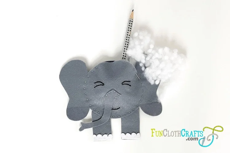 Cute DIY Felt Elephant Pattern [Easy and Free] | Fun Cloth Crafts ...