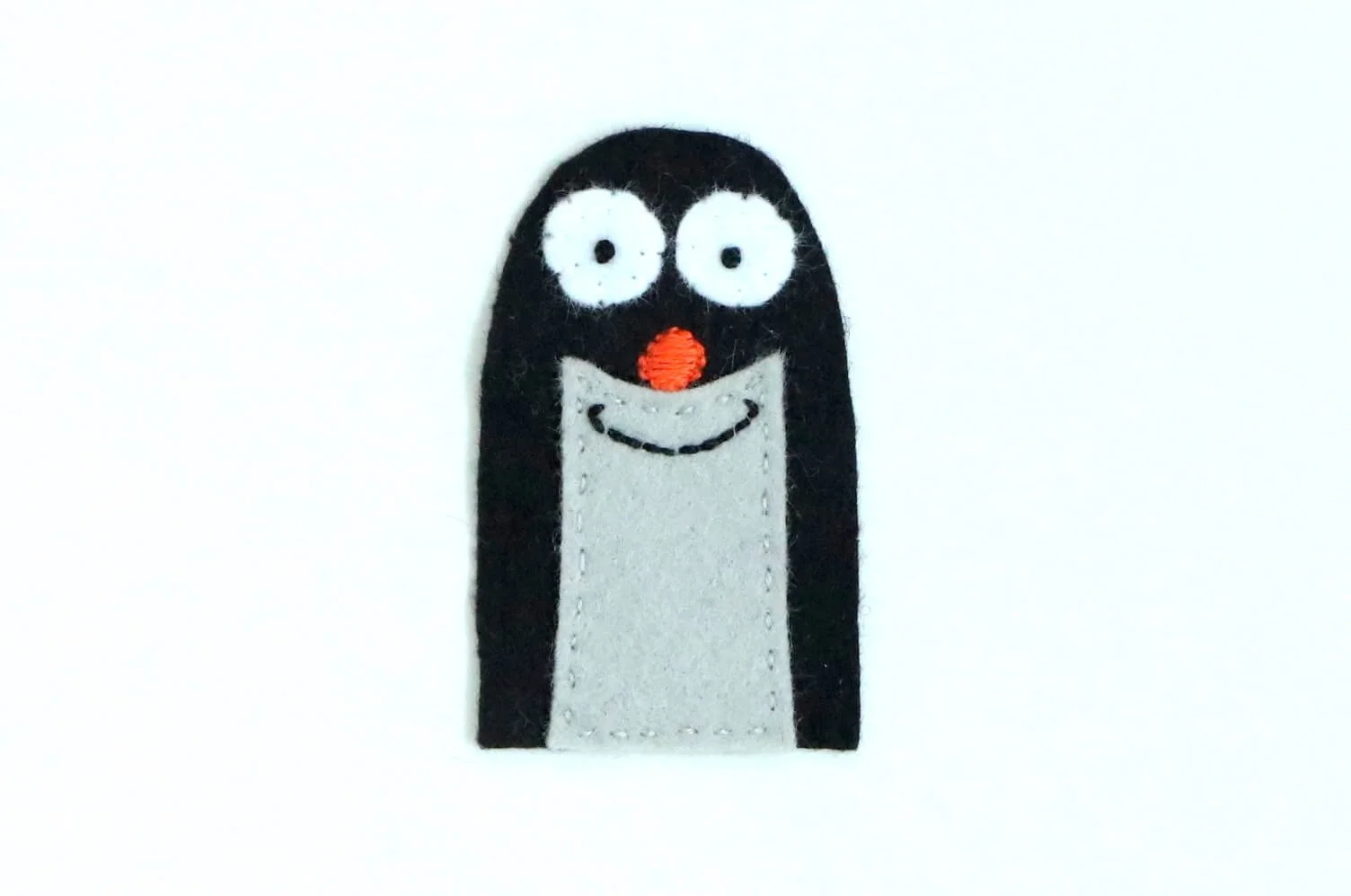 Mole finger puppet (free pattern) | Fun Cloth Crafts - Felt Craft Patterns