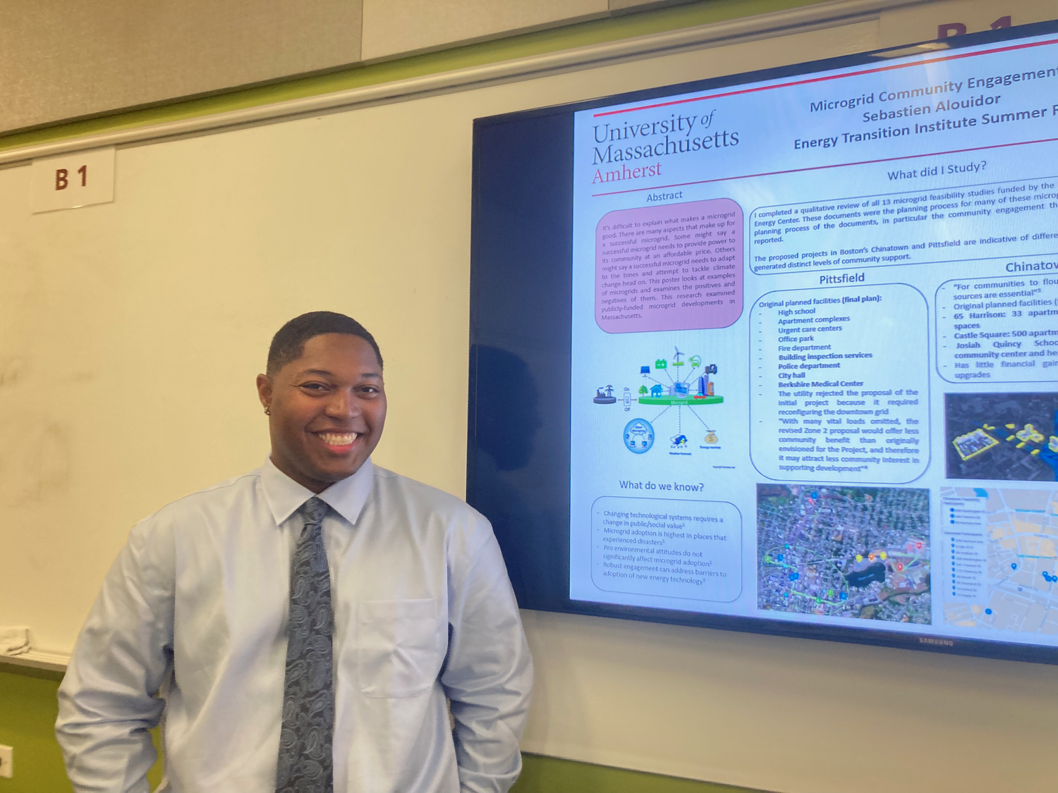 REU Poster Session — The Energy Transition Institute @ UMass Amherst