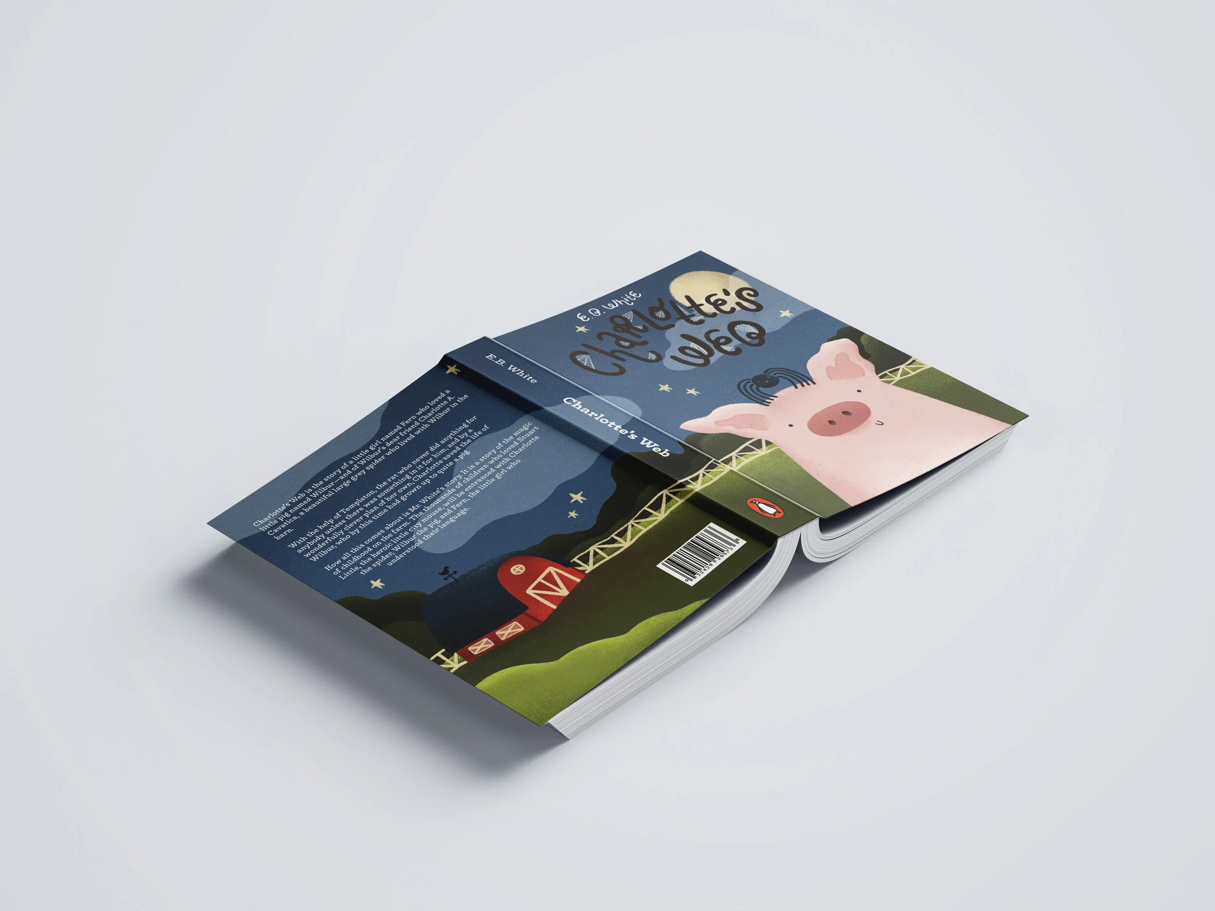 Charlotte's Web Book Cover Design — Rita Salm