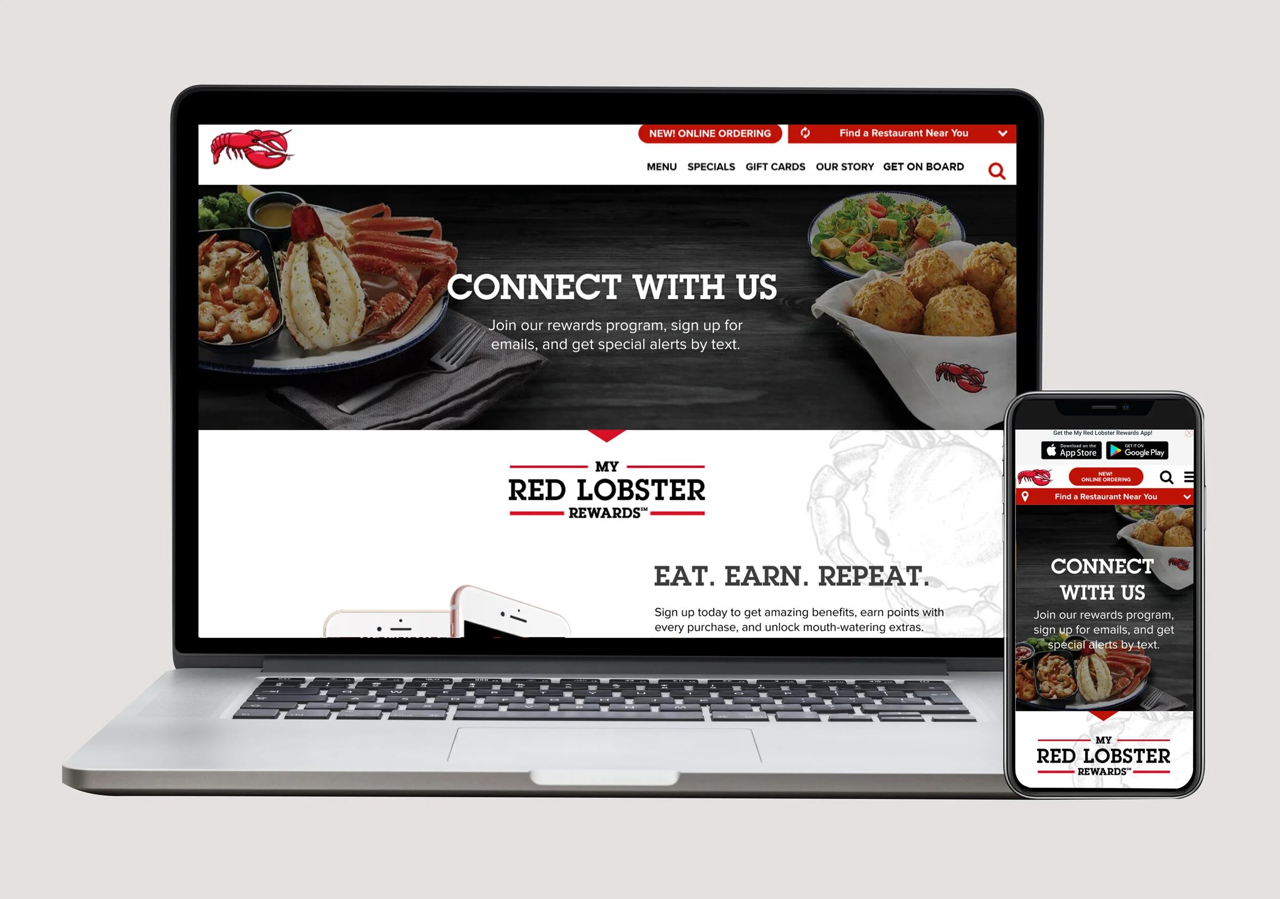 Red Lobster Rewards Page — Siri Bernabe