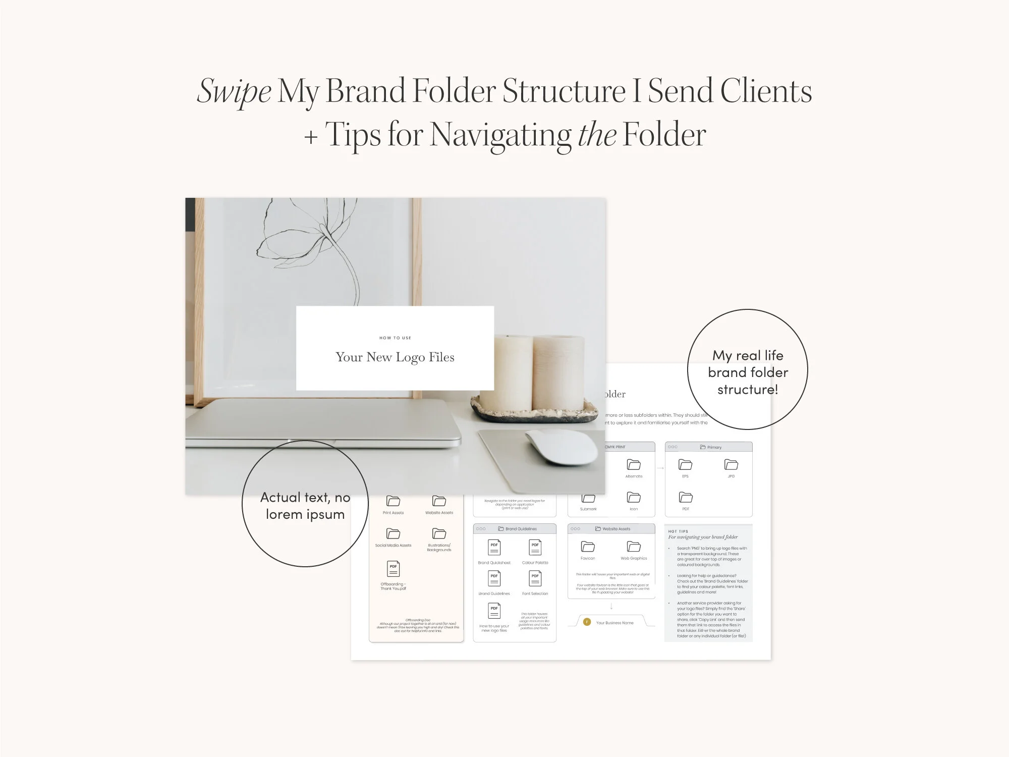 Logo Colour and File Usage Template — Creative Process Templates ...