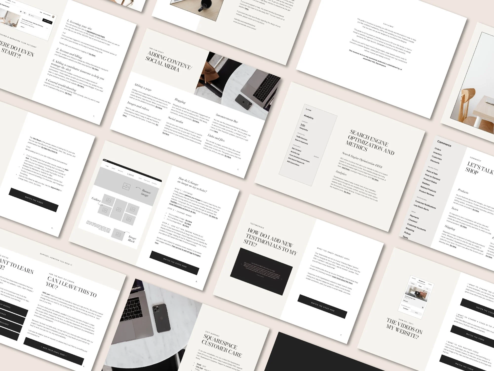 Squarespace Website Guide Template — Creative Process Templates + Resources