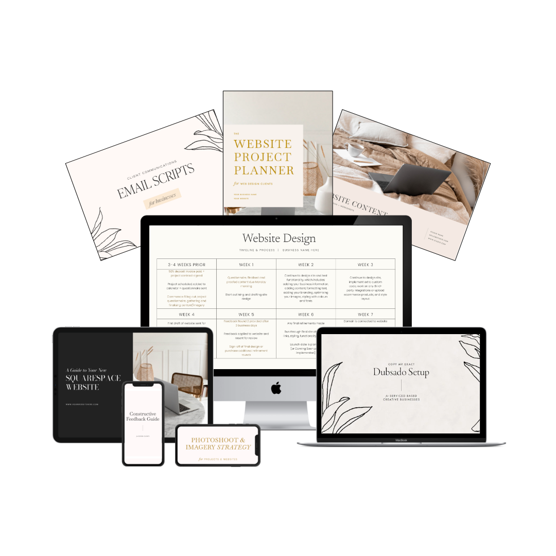 Website Designer Bundle — Creative Process Templates + Resources