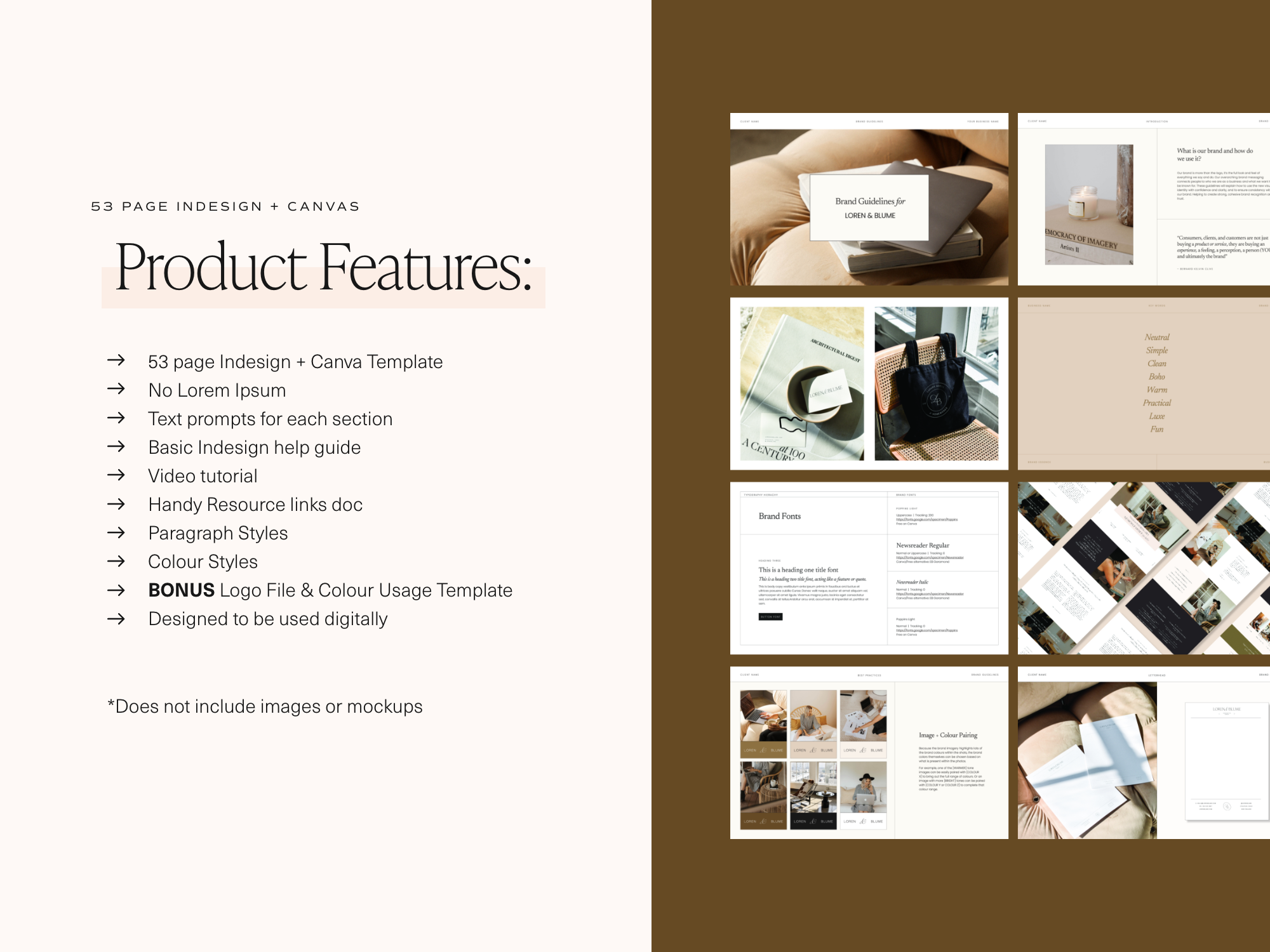 Brand Guidelines Template — Creative Process Templates + Resources