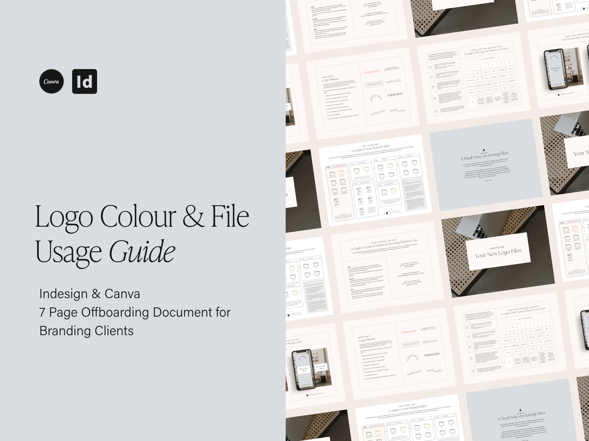 Logo Colour and File Usage Template — Creative Process Templates ...