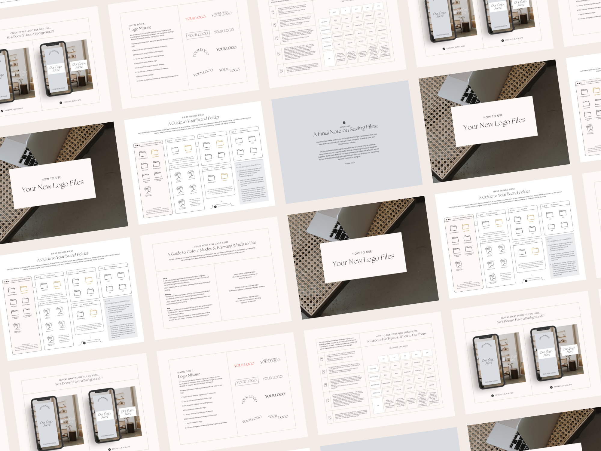 Logo Colour and File Usage Template — Creative Process Templates ...