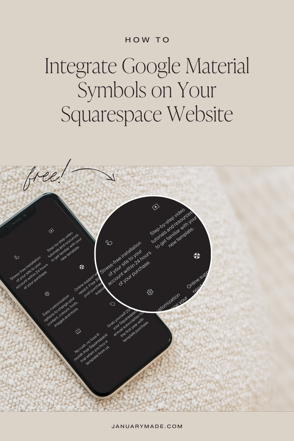 Iconic Design: Integrate Google Material Symbols on Your Squarespace ...