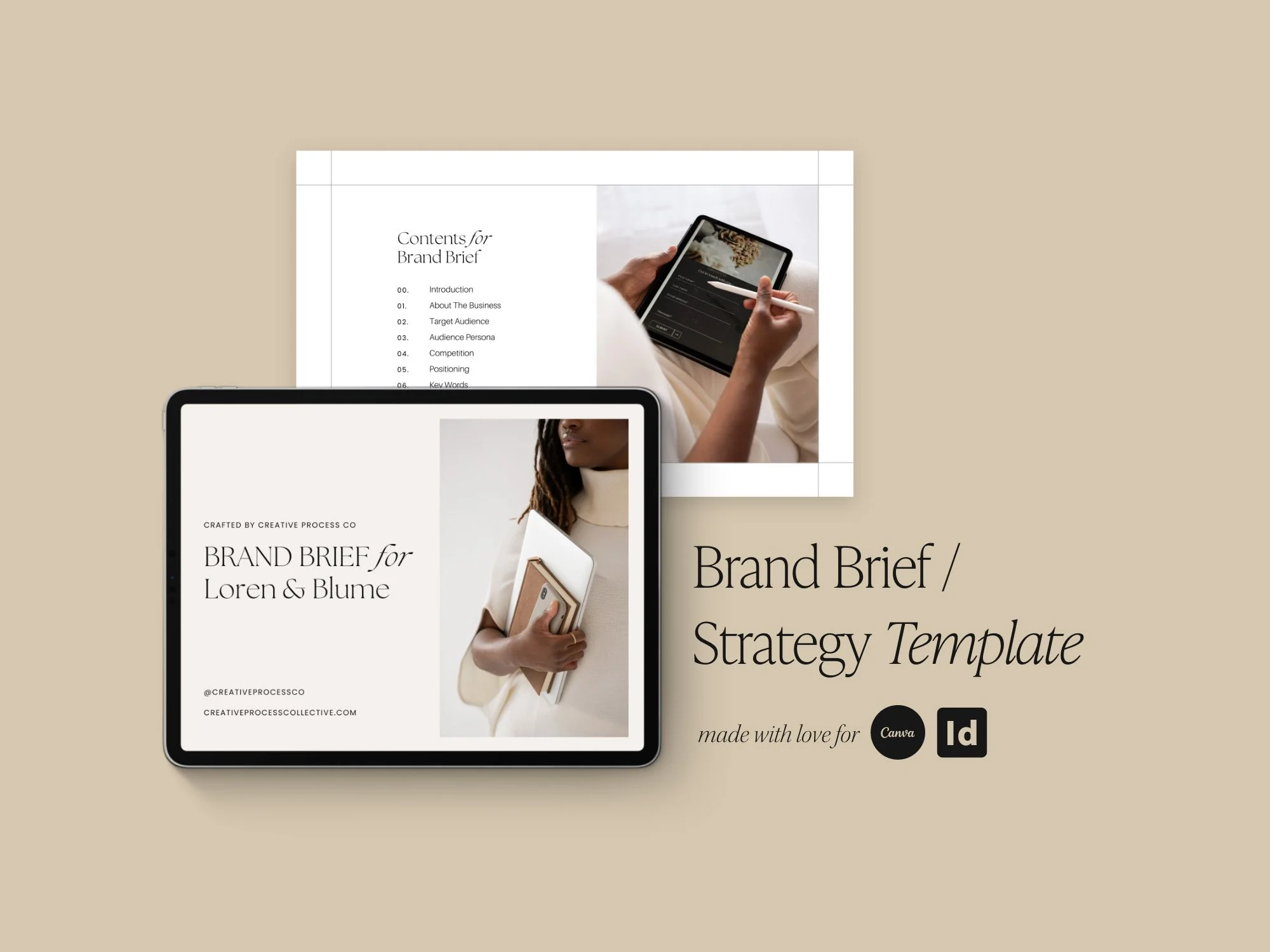 Brand Brief/Strategy Template — Creative Process Templates + Resources