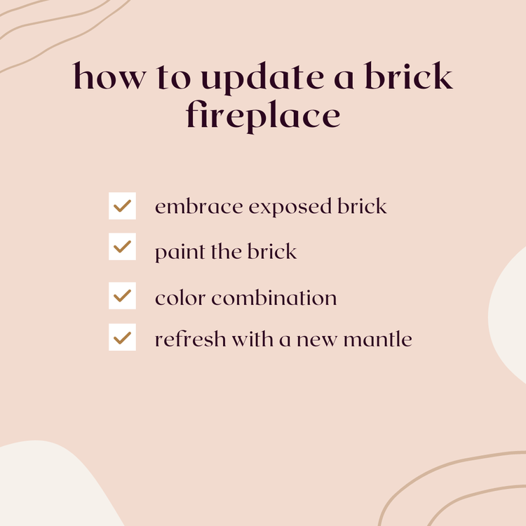 how to update a brick fireplace — Official House&Home.Design: Interior ...