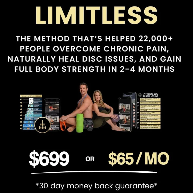 Limitless Program- Overcome Your Pain at Home in 30 Min/Day ** 30 Day ...