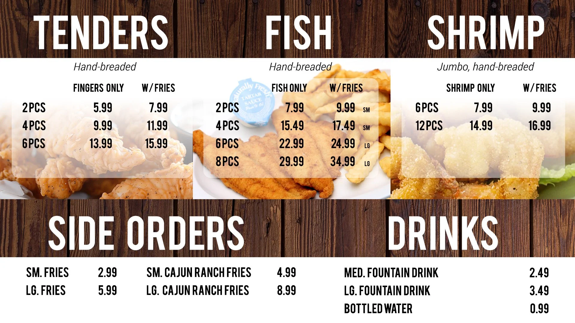 Gainesville, FL Menu — ATown Wings