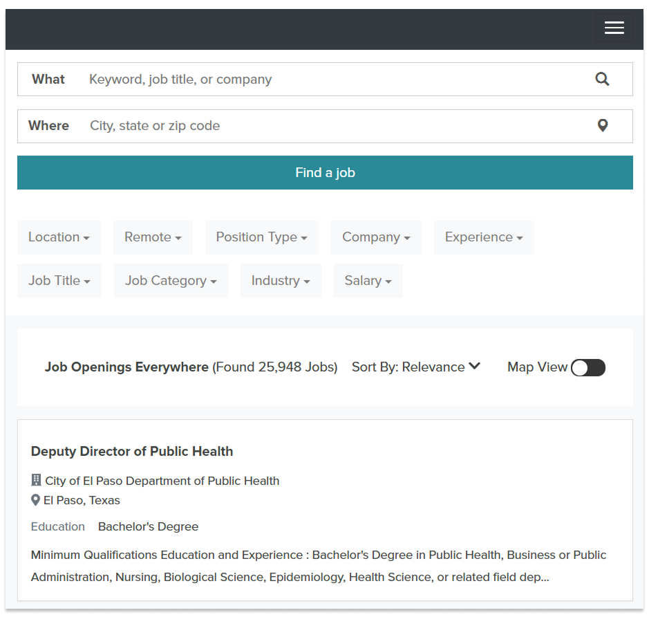 Workforce Pathways - Public Health Pathways — PHI Center for Health ...
