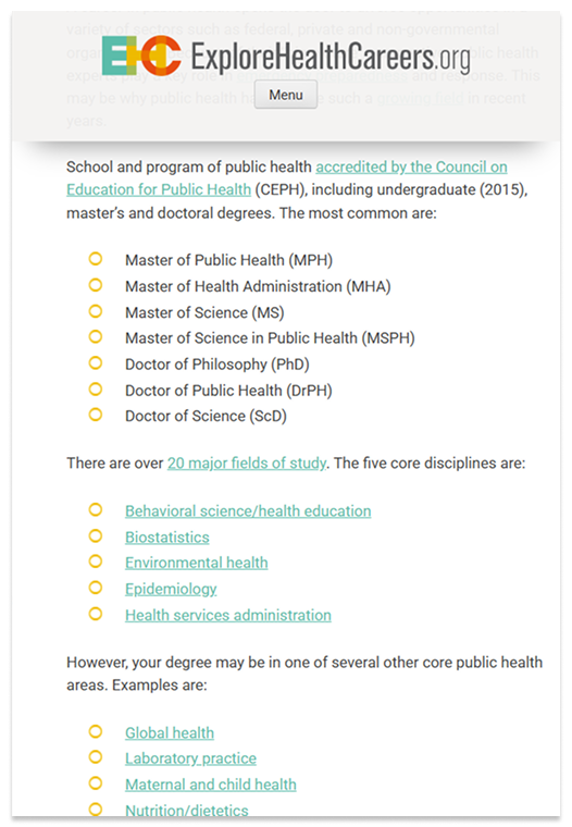 Workforce Pathways - Public Health Pathways — PHI Center for Health ...
