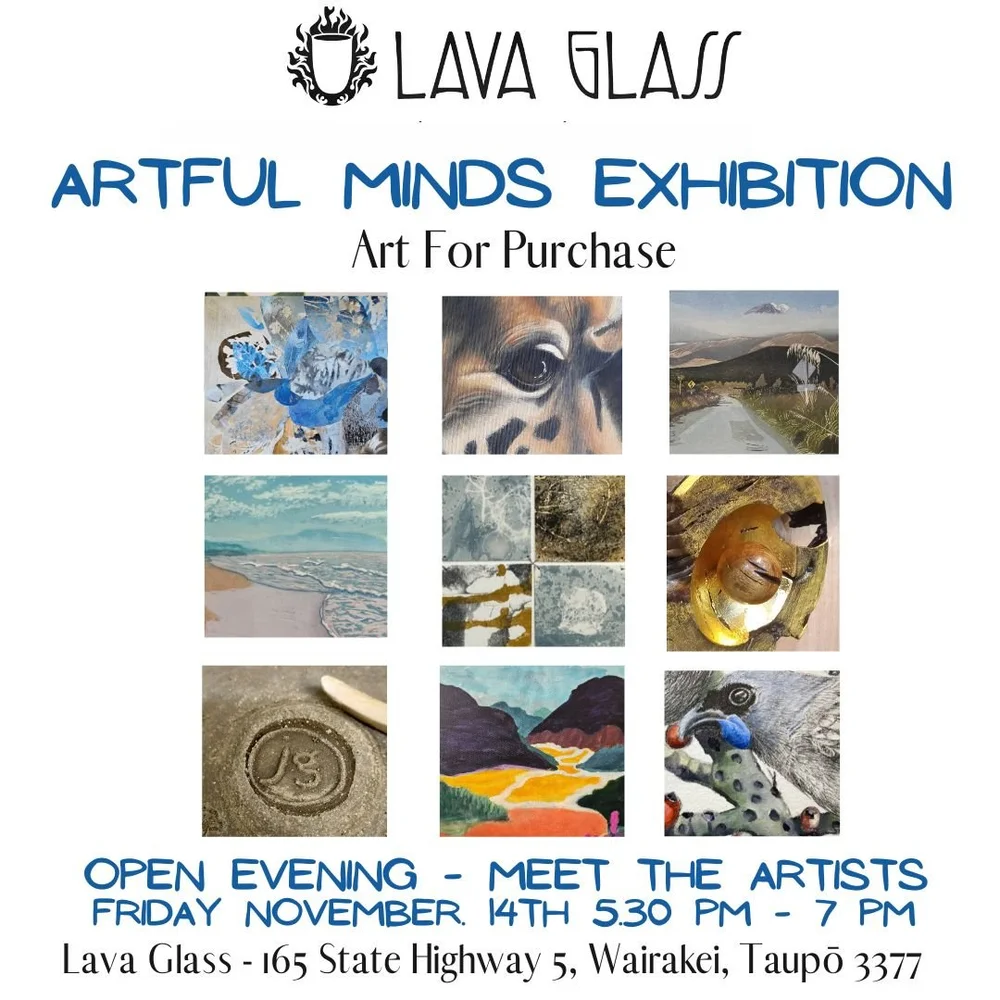 Exhibition Opening 14 November 2025 - Meet the Artists at Lava Glass ...