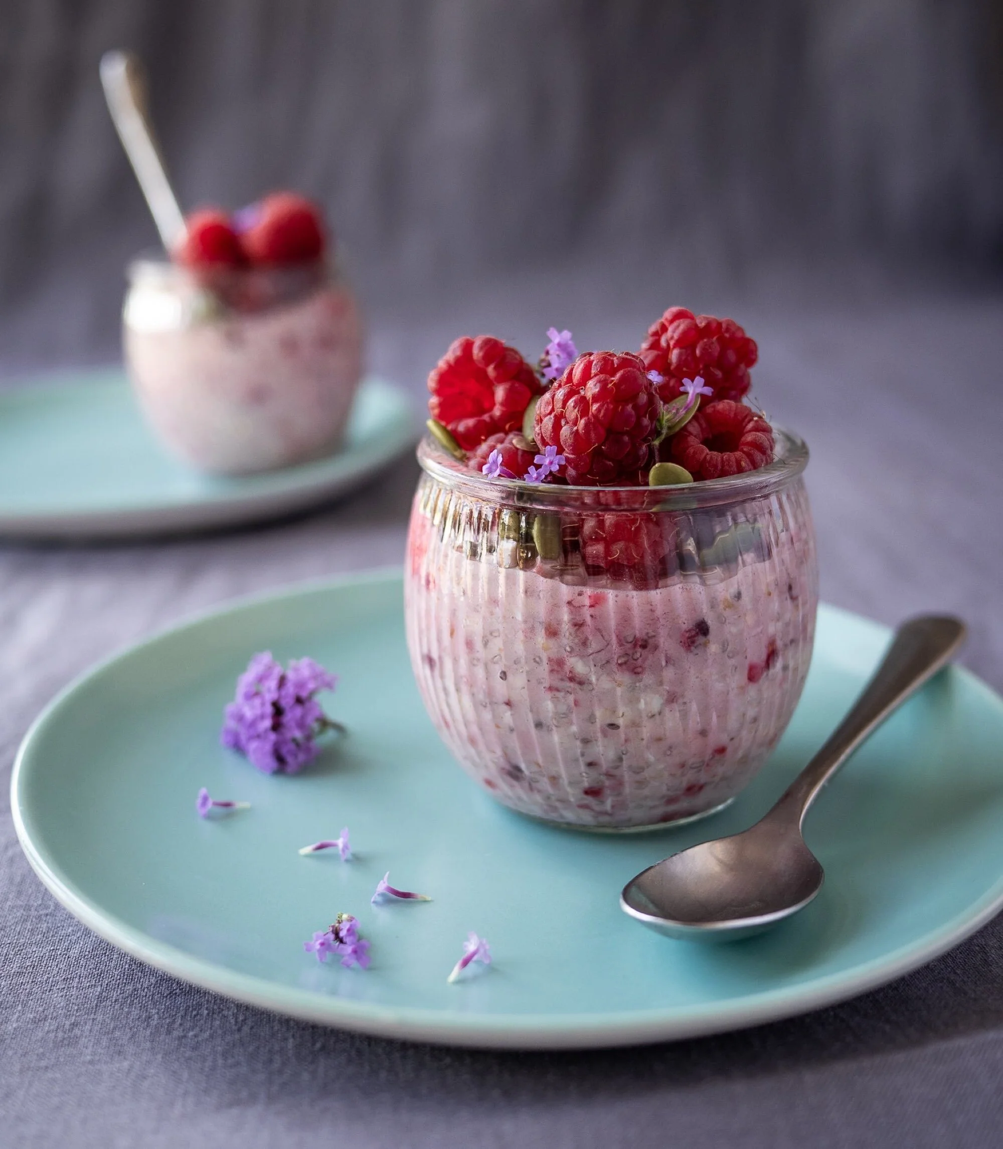 Raspberry Overnight Oats — Kathy Slack