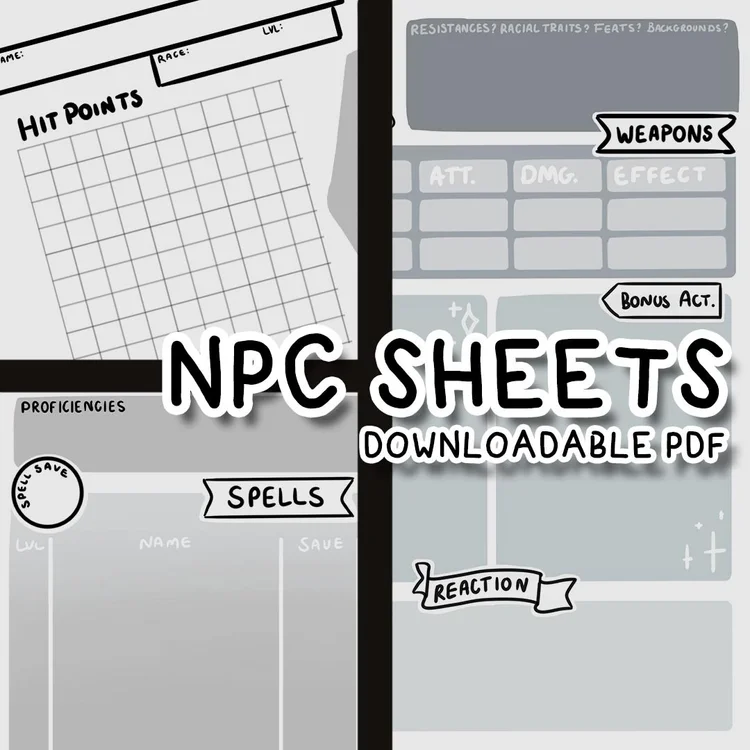 The D&D Combat Tracker Sheet [PRINTABLE JPEG] — Fights And Fancy