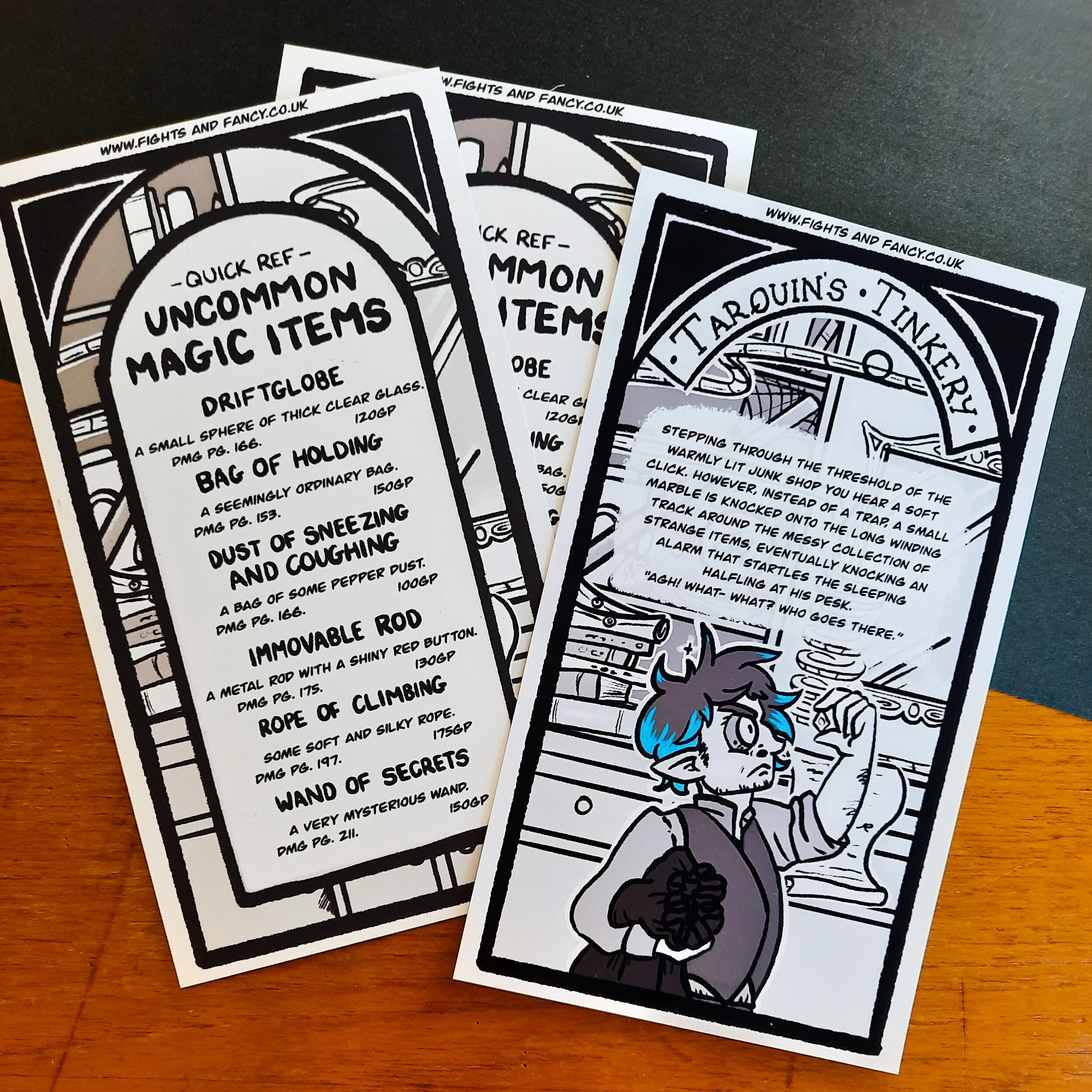 Fantasy Writing and D&D Store — Fights And Fancy