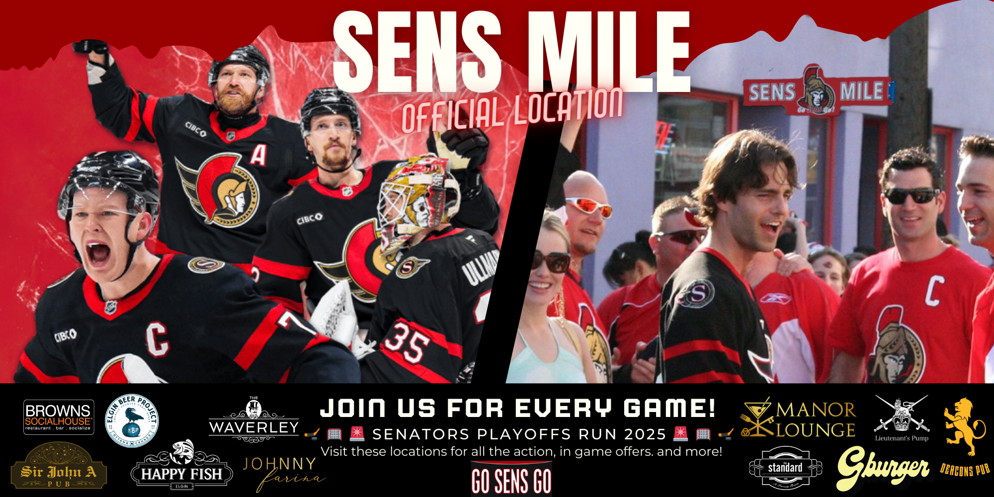 Official Sens Mile Bar! — Deacon Brodies Pub Ottawa