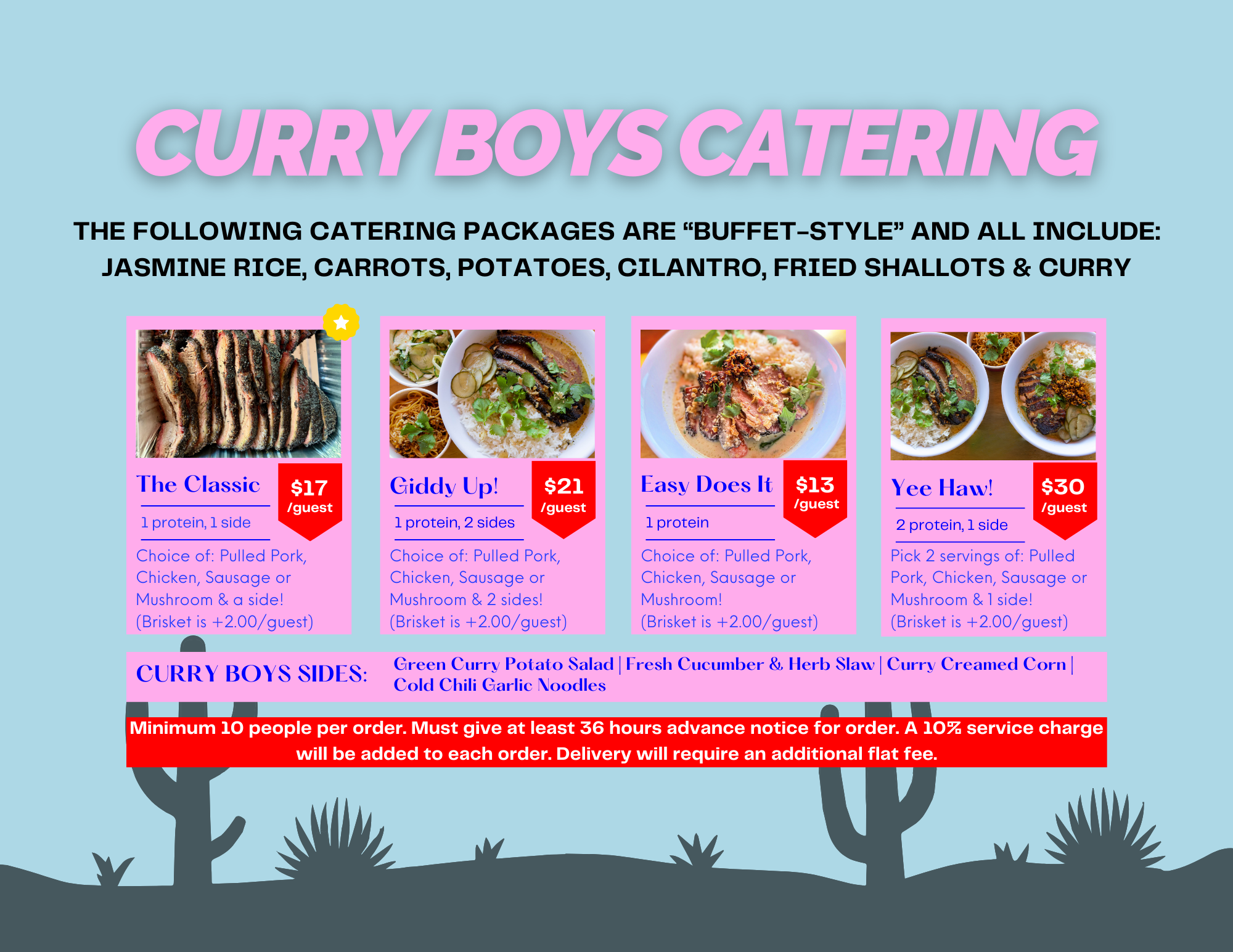CATERING — Curry Boys BBQ