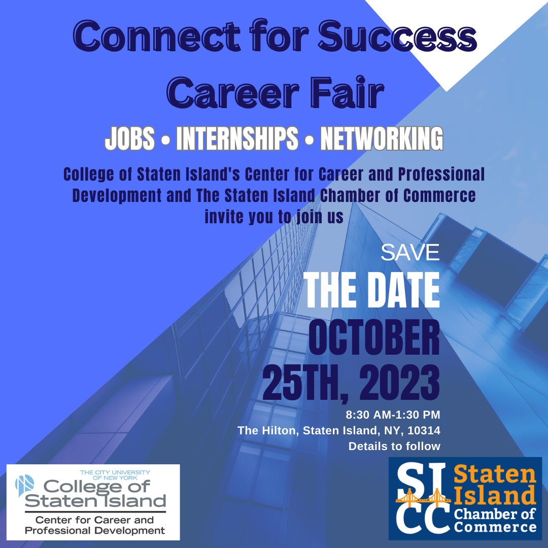 Connect for Success Career Fair — The Staten Island Chamber of Commerce