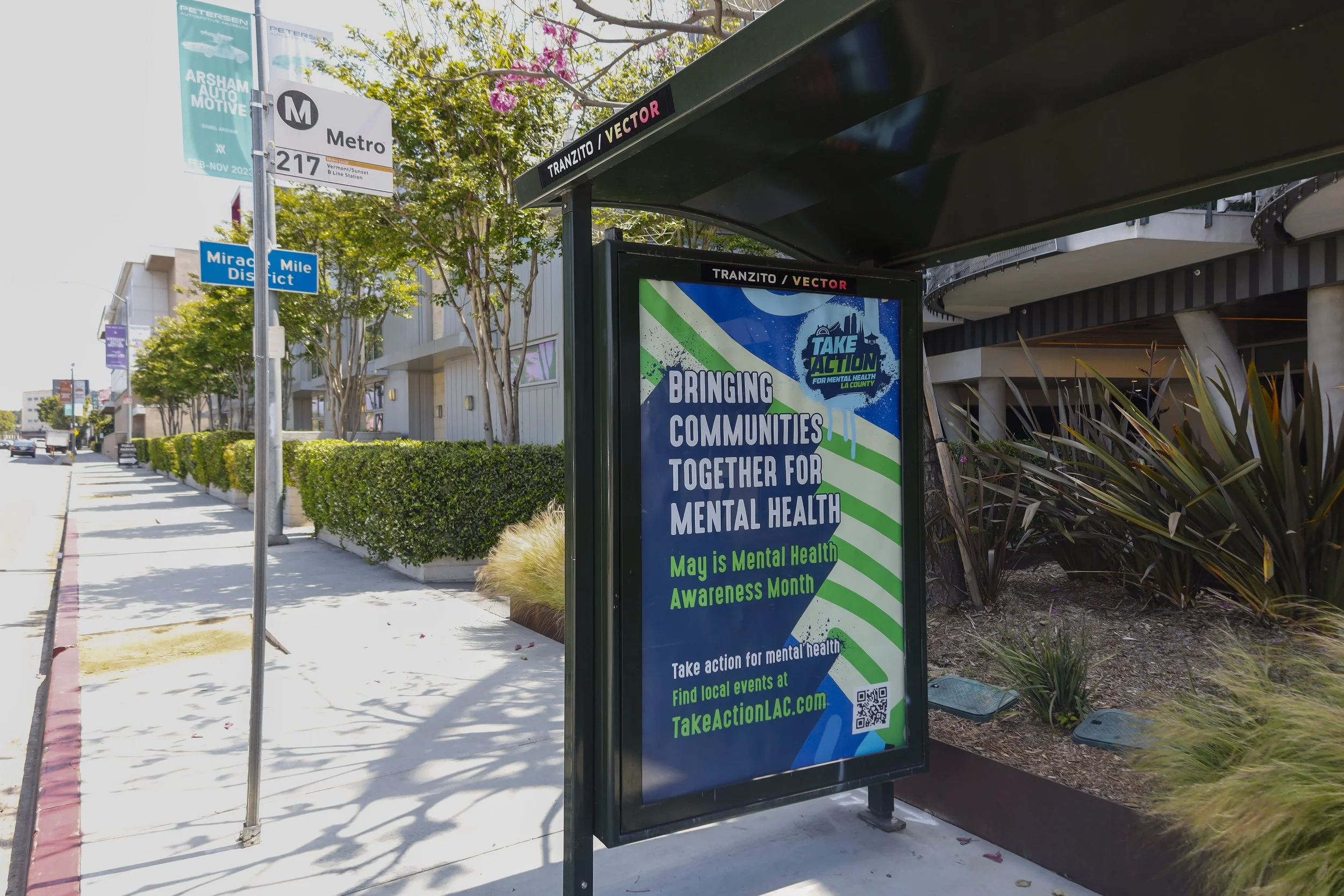 CalMHSA Mental Health Awareness via OOH Media