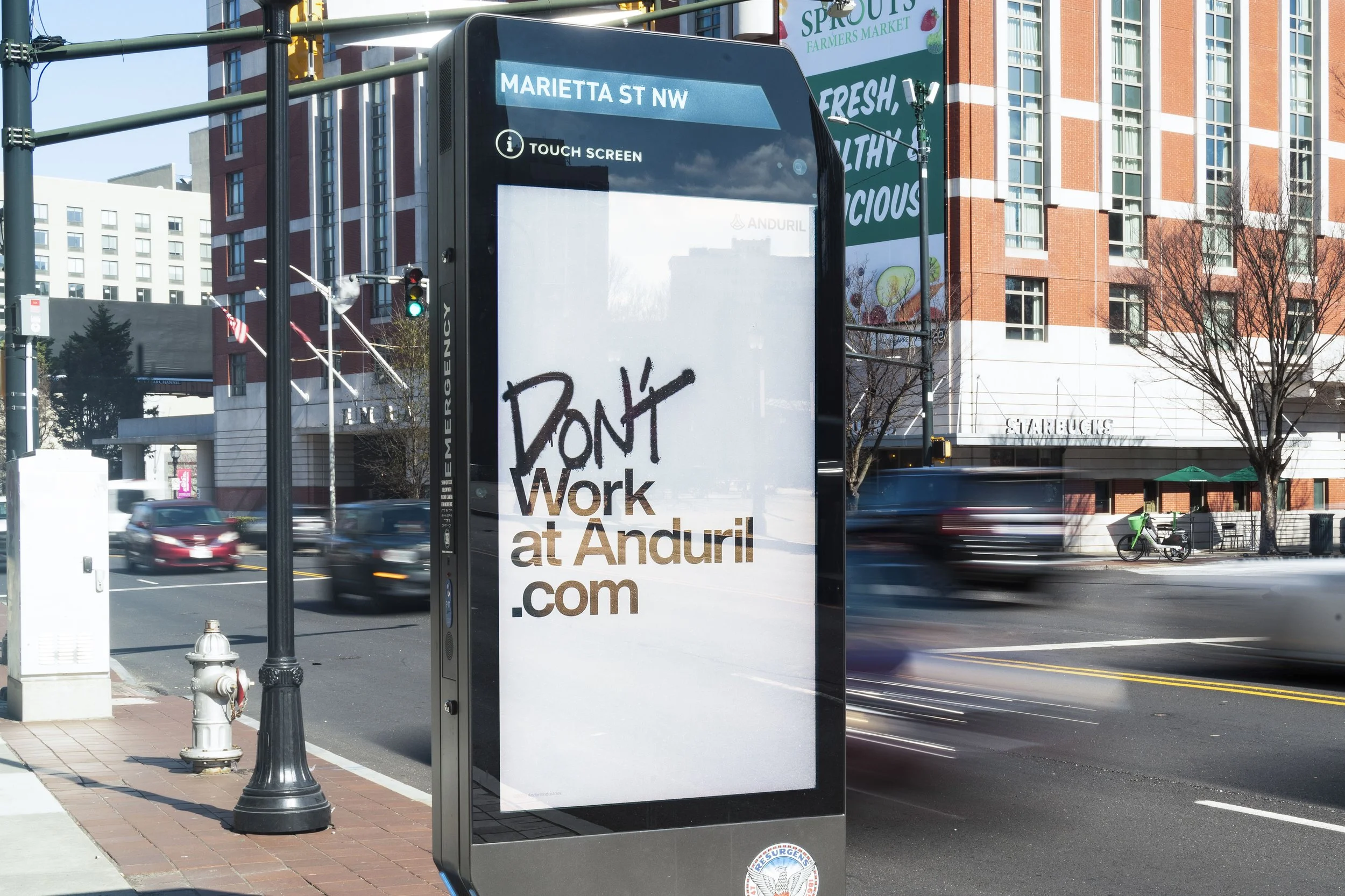 “Don’t Work” Campaign —American Defense Tech Company Leans into OOH ...