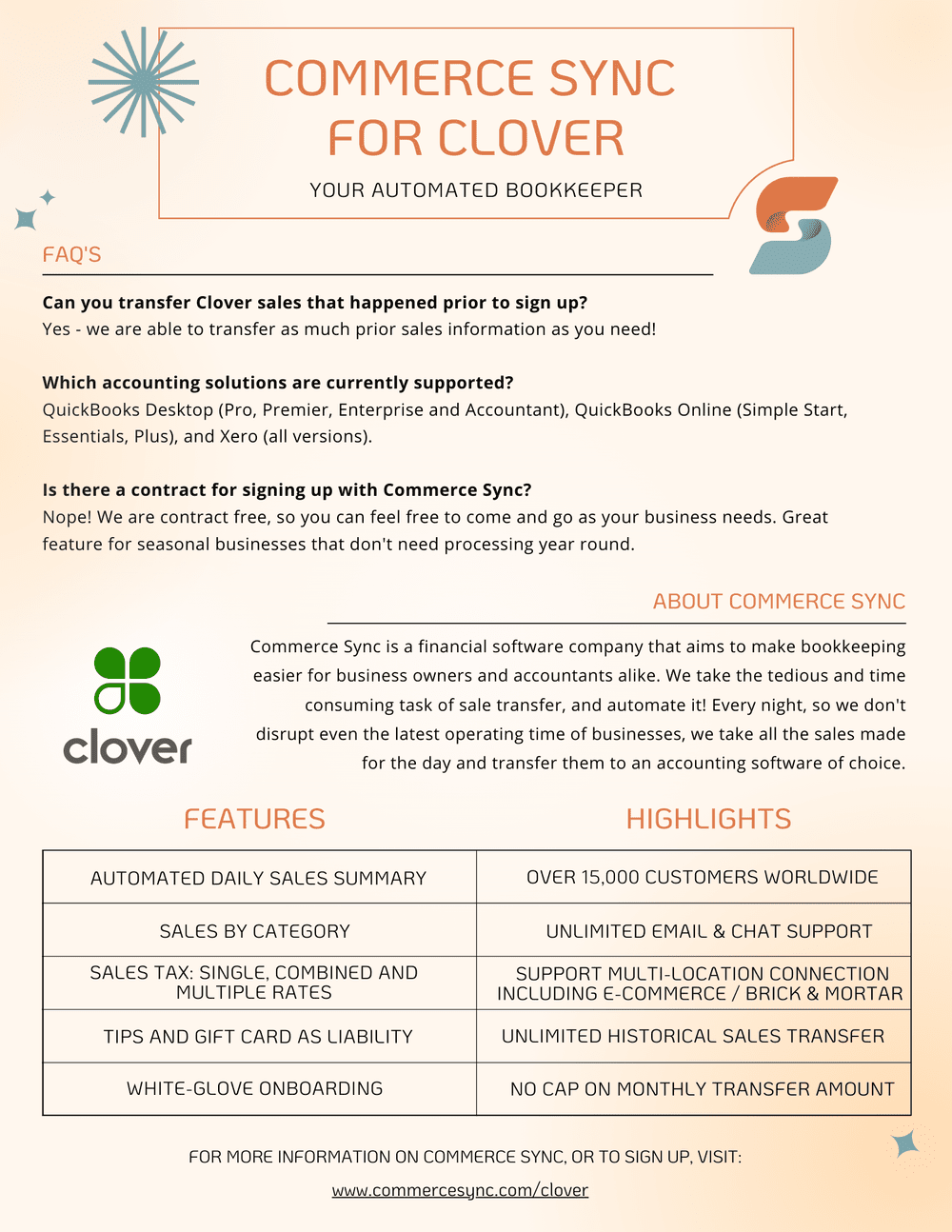 Clover — Commerce Sync