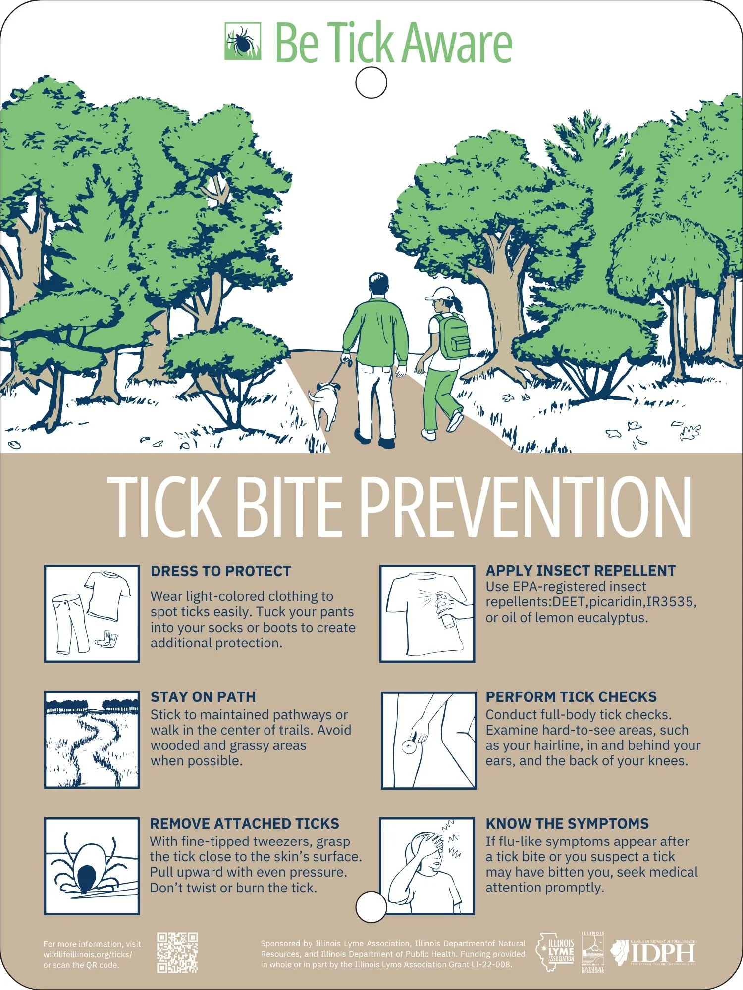 “Be Tick Aware” Signs Now Available for Parks Across Illinois ...