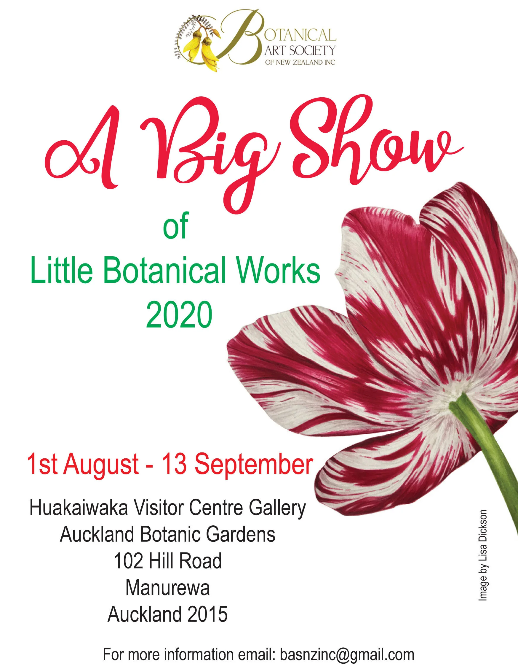 Exhibitions — Botanical Art Society of New Zealand