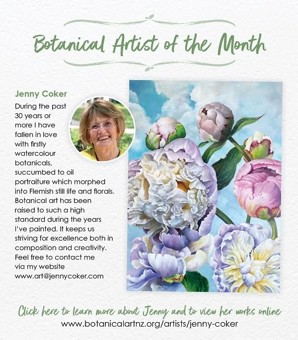 Jenny Coker, ‘Botanical Artist of the Month’ for July! — Botanical Art ...