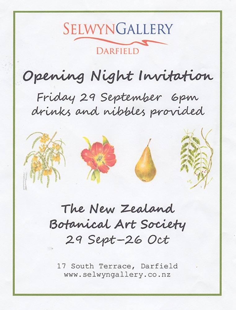 'BOTANICA 2017' — Botanical Art Society of New Zealand
