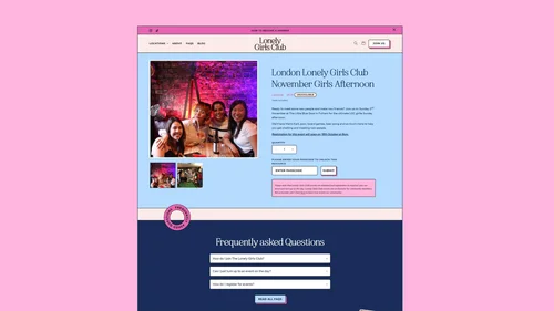 Lonely Girls Club | Finding Design