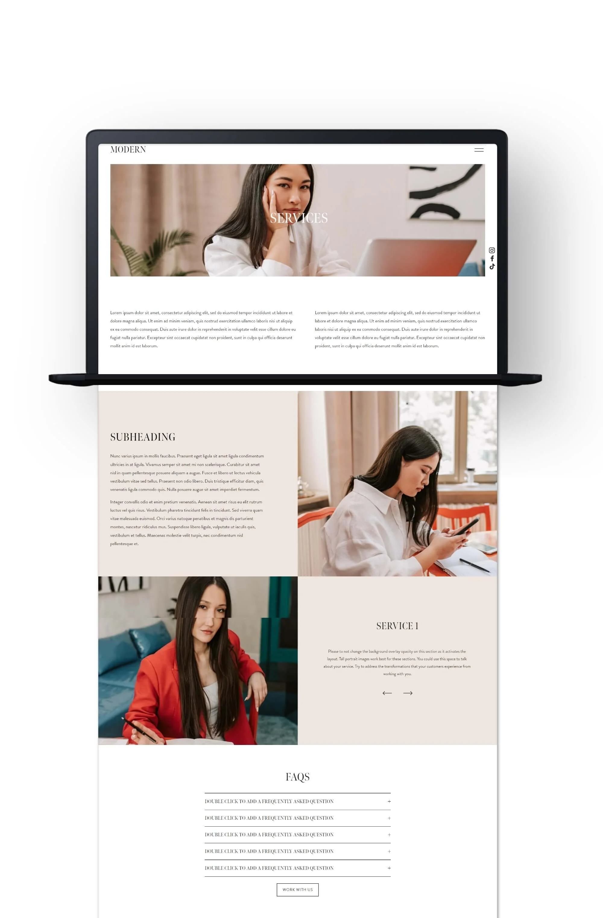 Premium Squarespace Templates | Finding Design