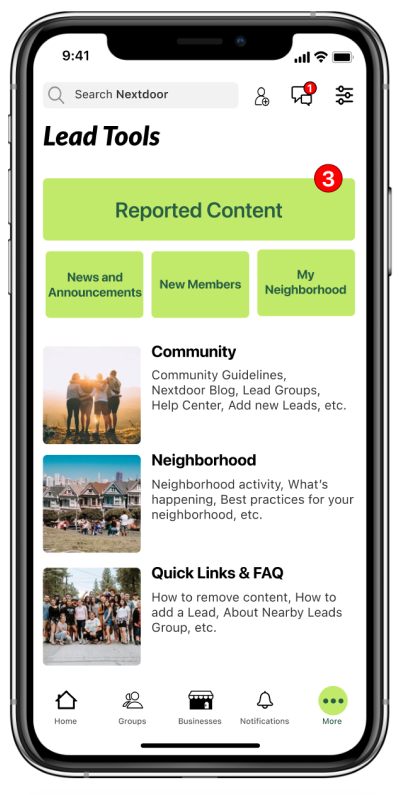 UX Case Study: Nextdoor, location based social media app redesign ...