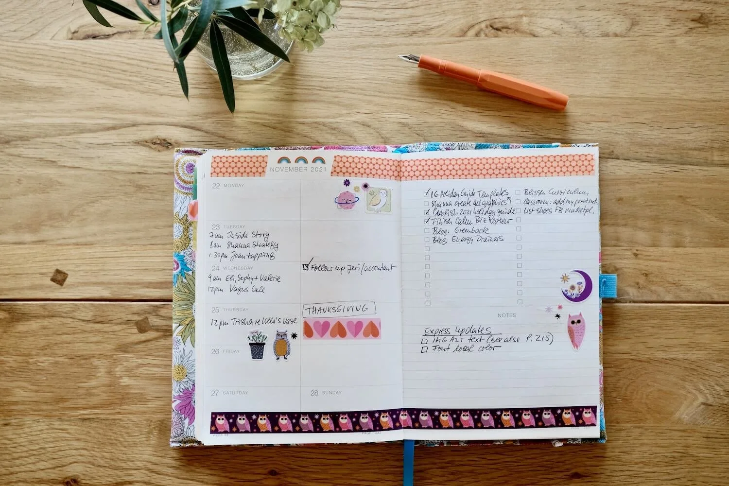 Exploring the Eule Planner: Weekly Calendar — Kerstin Martin・Design + Business Educator