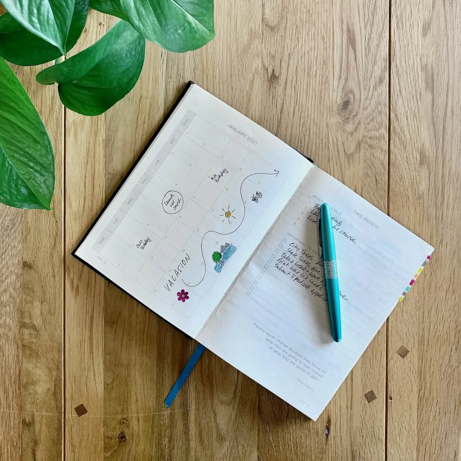 Exploring The Eule Planner: Monthly Overview — Kerstin Martin・Design + Business Educator