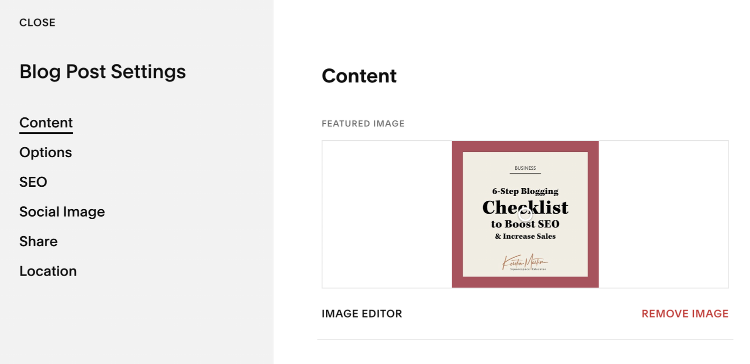 Squarespace: What is the best thumbnail size for social media ...