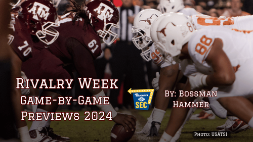 Biscuits & SEC Rivalry Week game-by-game previews 2024 — Biscuits & SEC