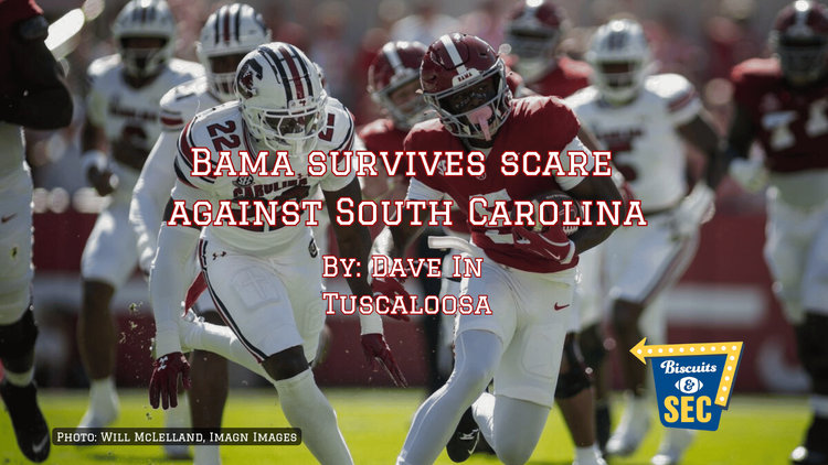 Alabama Recap: Bama Survives Scare against South Carolina, 27-25 ...