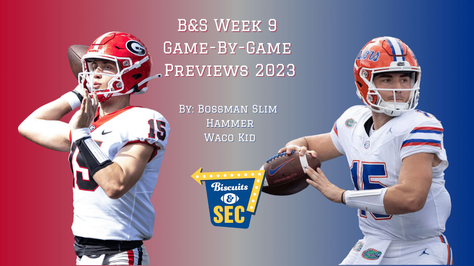 B&S Week 9 Game-by-Game Previews — Biscuits & SEC