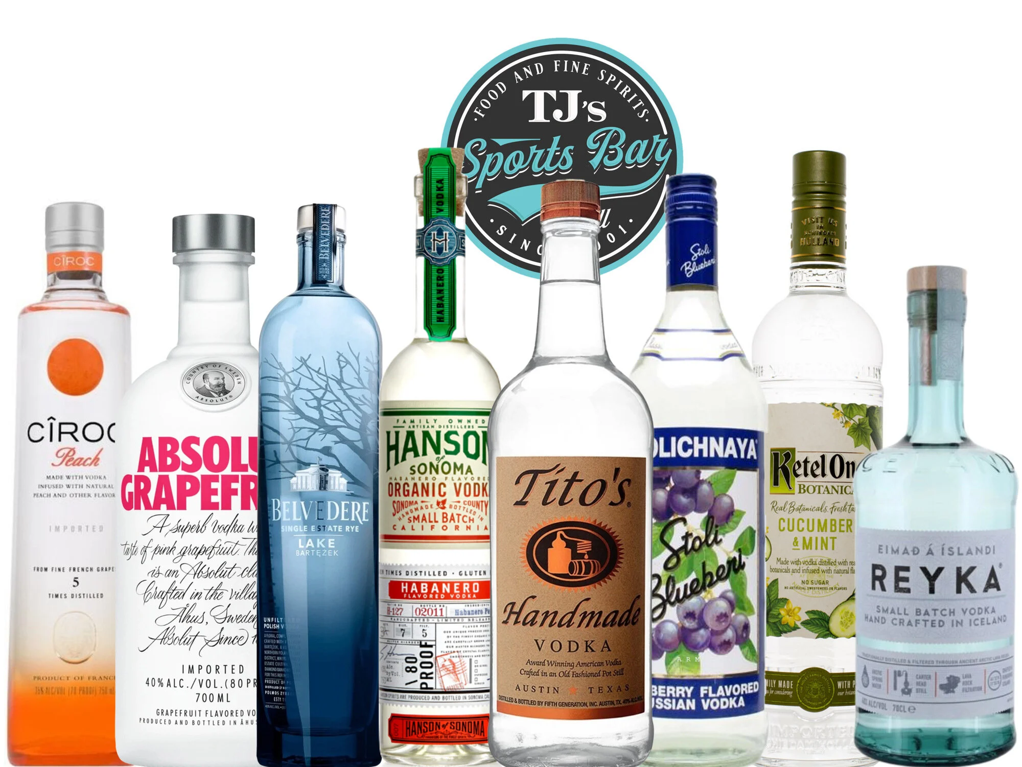 >Drink Menus — TJ's Sports Bar & Grill