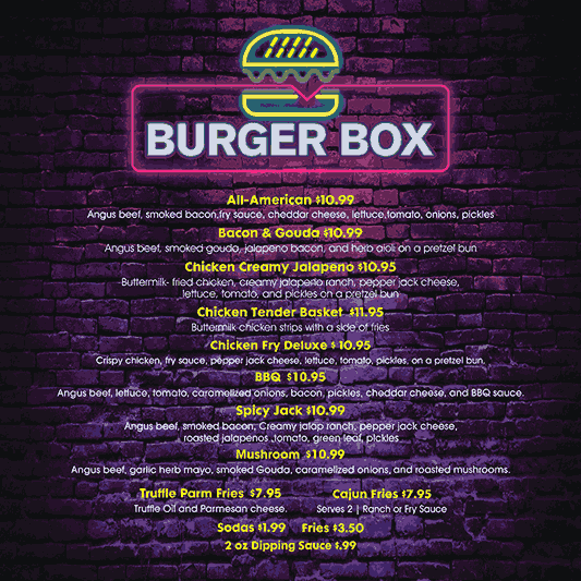BURGER BOX EXPRESS PACKAGES — Burger Box