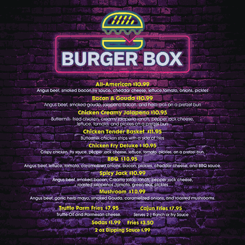 BURGER BOX EXPRESS PACKAGES — Burger Box