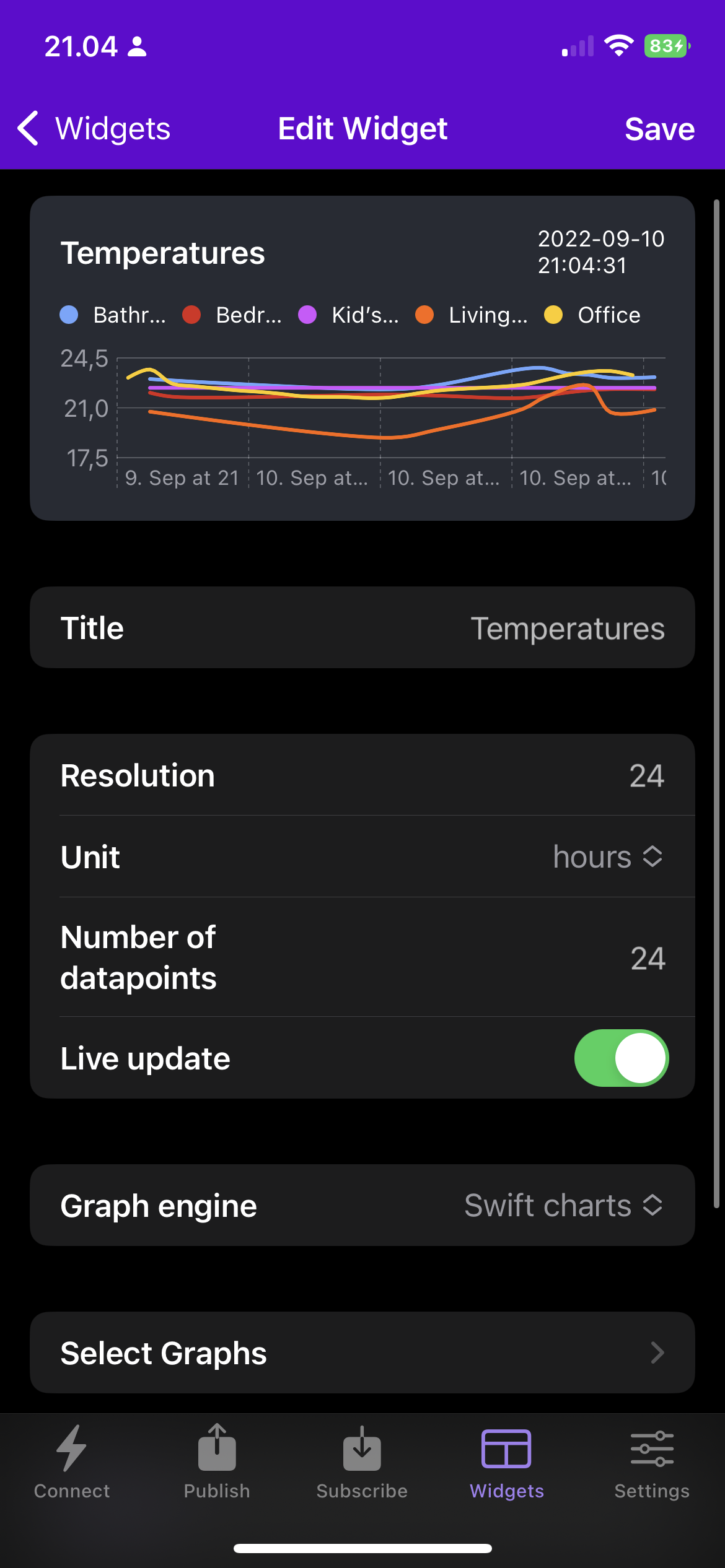 Hello iOS 16! EasyMQTT 1.10.1 — EasyMQTT