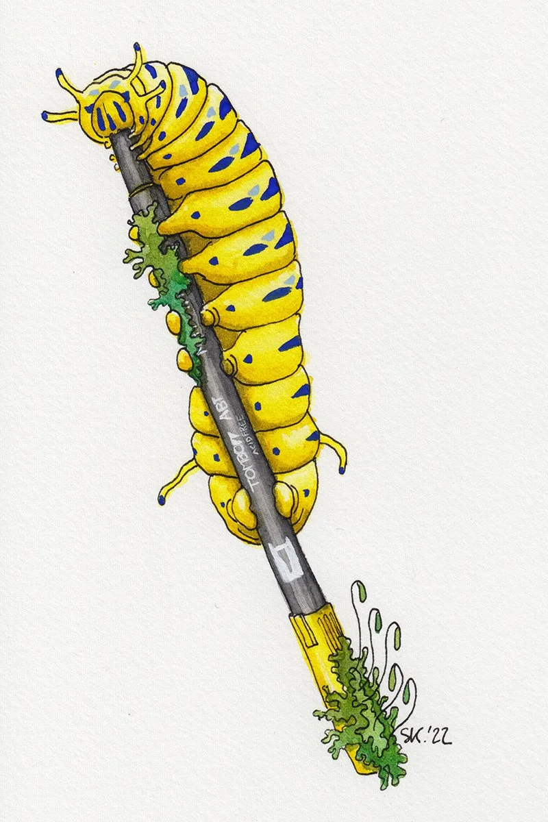 Ink and Watercolor Paintings by Stéphanie Kilgast — Stephanie Kilgast ...